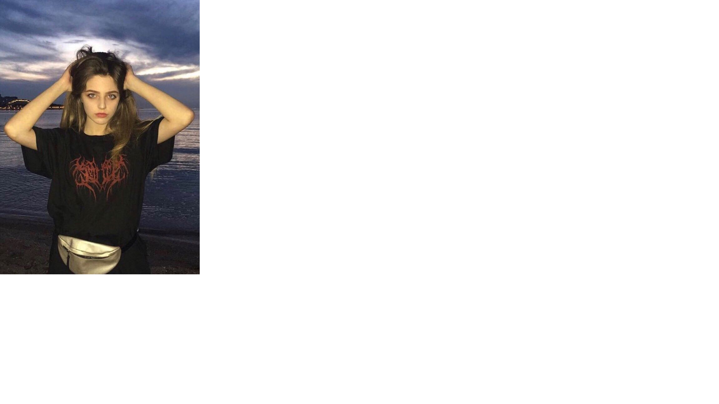 외국 이목구비 미친 누나 - 스카이파크