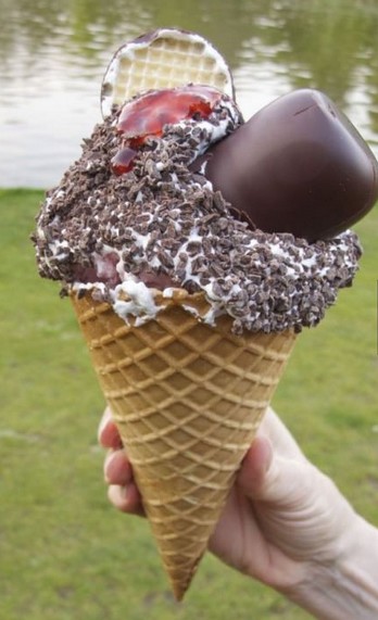 큰아이스크림..~~~♡♡♡ - 스카이파크